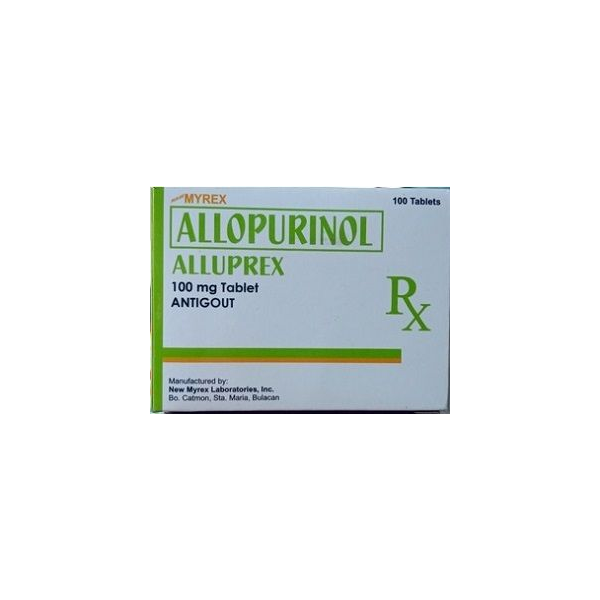 ALLUPREX Allopurinol 100mg Tablet 100's price in the Philippines ...